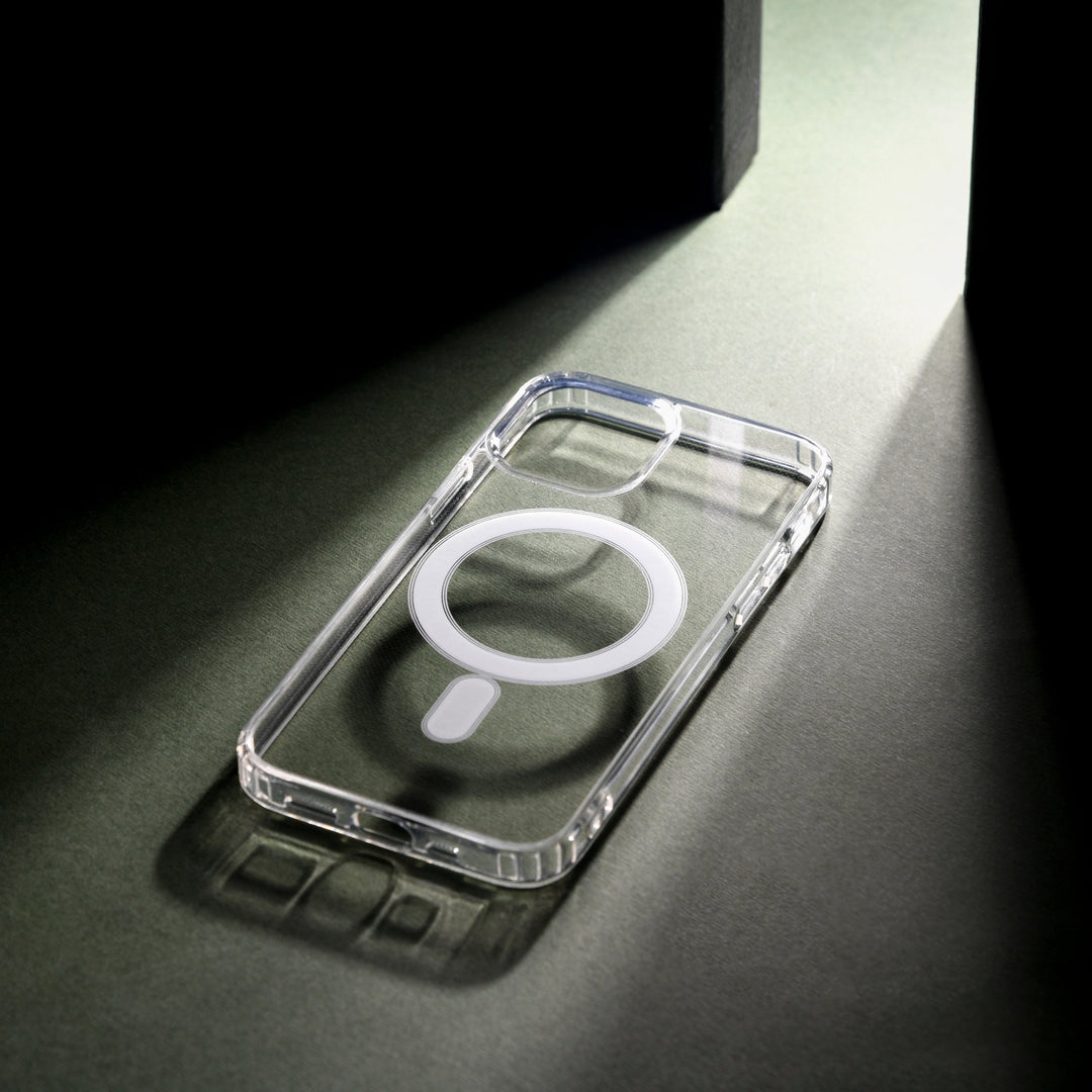 Premium Transparent Ultra Hybrid Mag Safe Compatible TPU & PC Back Cas ...